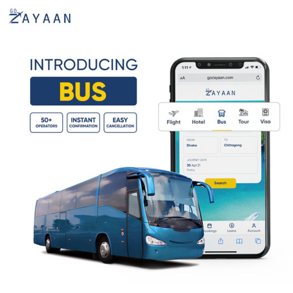 Go Zayaan – Online Bus Ticket Booking – JotoDeal