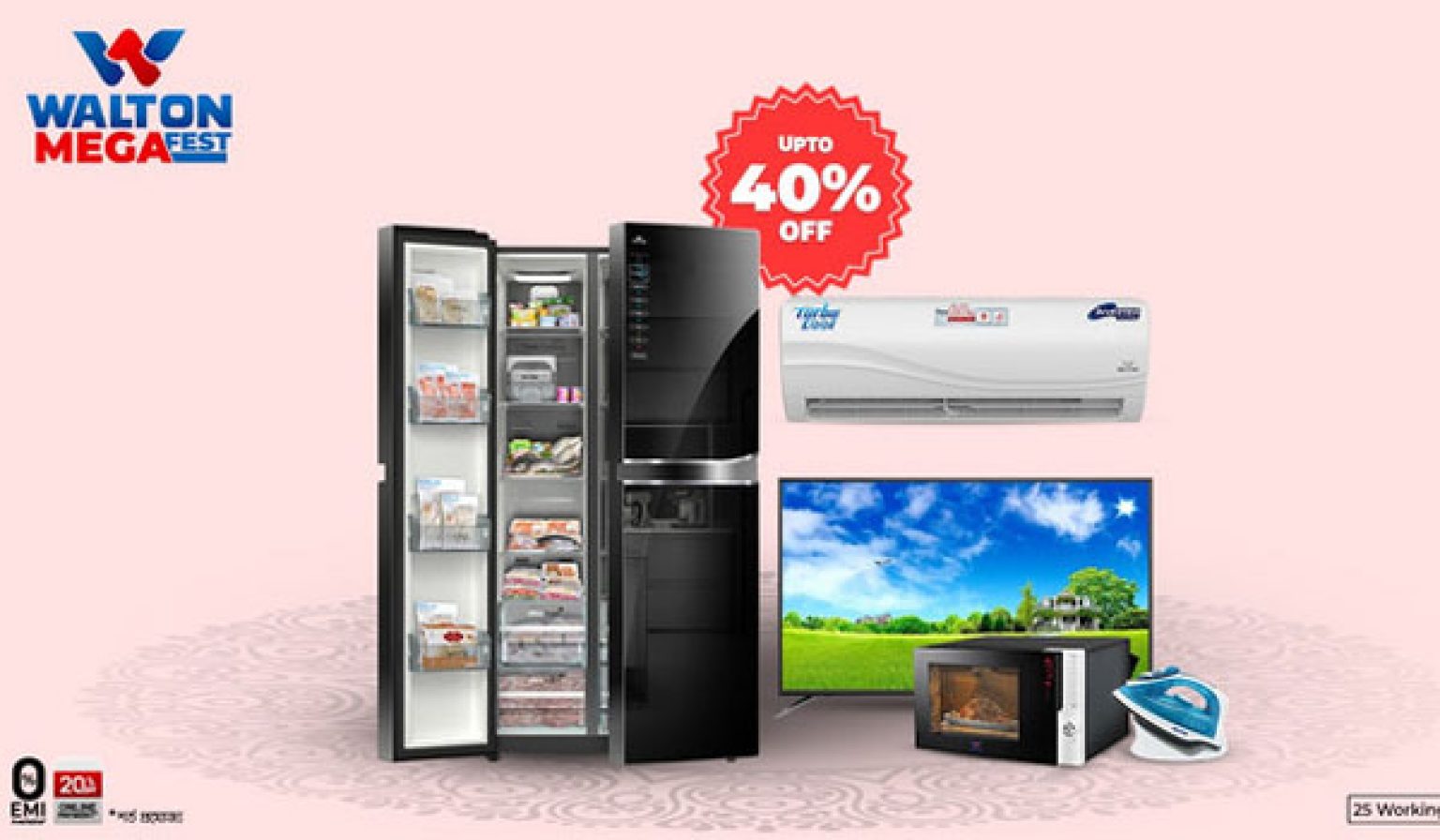 Walton TV, Refrigerator, AC, Washing Machine – 40% Discount Offer ...