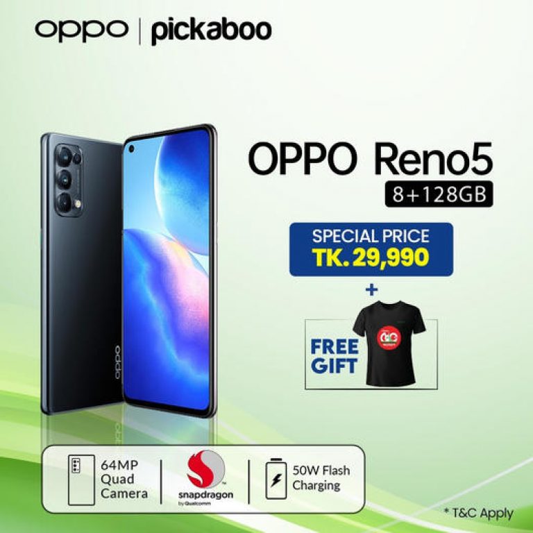 OPPO Reno5 - ৳3,000 Discount - Price in Bangladesh